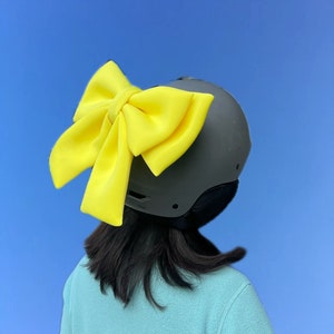 Ribbon Bows for Helmet, Big Bowknot Ski Helmet Decoration, Women's ...
