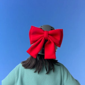 Ribbon Bows for Helmet, Big Bowknot Ski Helmet Decoration, Women's ...