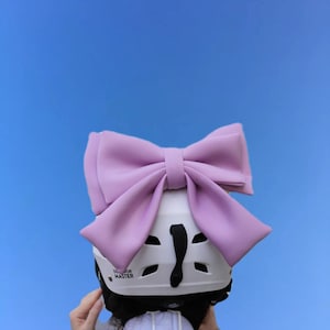 Ribbon Bows for Helmet, Big Bowknot Ski Helmet Decoration, Women's ...