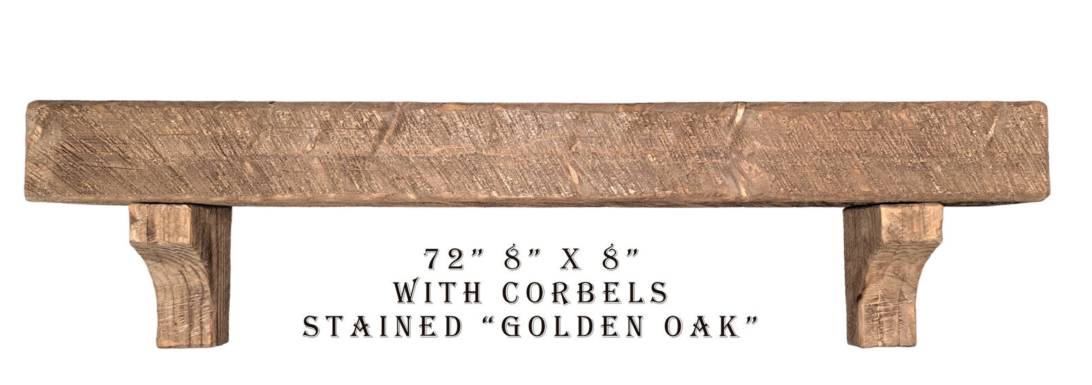 Fireplace Mantel Corbels Rustic Solid Wood Handmade Corbell Brackets ...