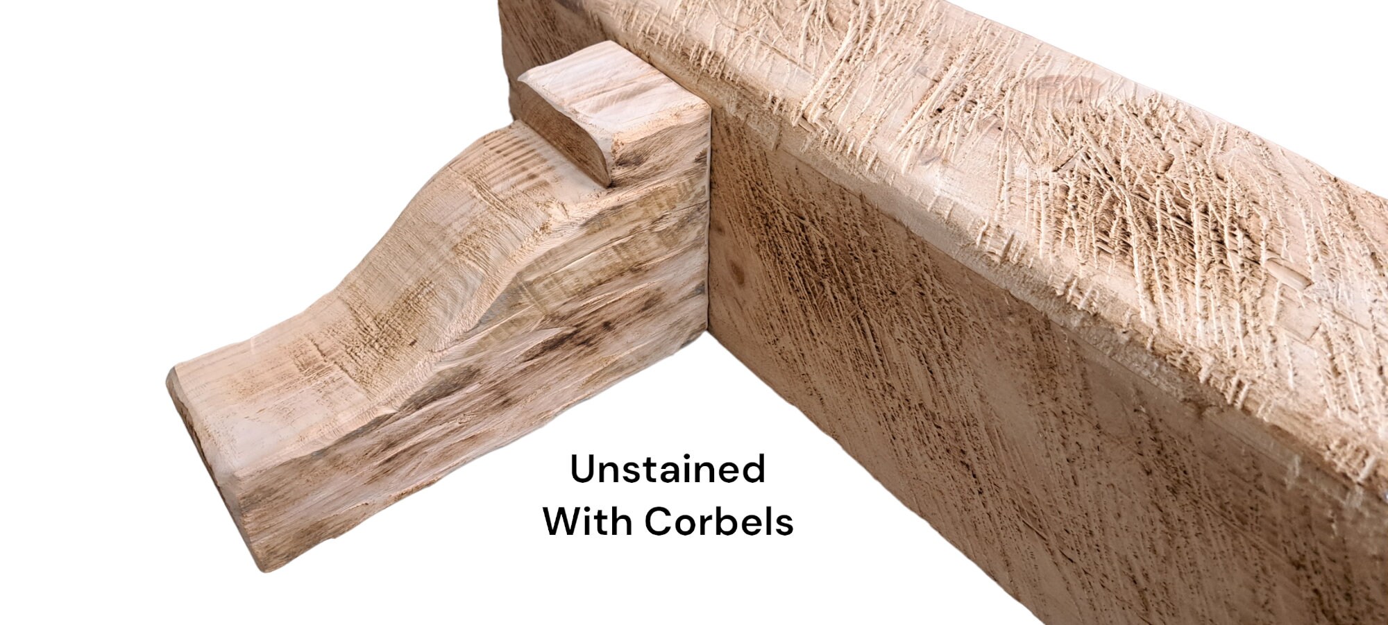 Fireplace Mantel Corbels Rustic Solid Wood Handmade Corbell Brackets ...