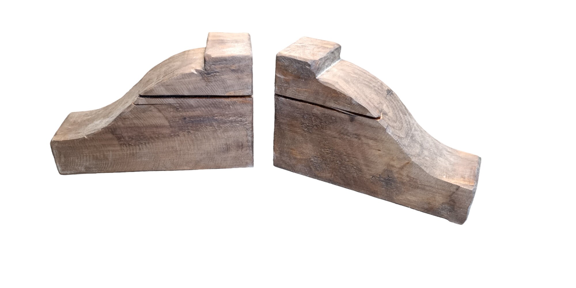 Fireplace Mantel Corbels Rustic Solid Wood Handmade Corbell Brackets ...
