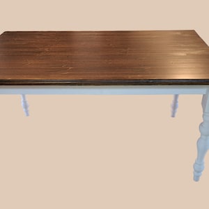 Unfinished or Finished Farmhouse Pine Table Tuscany Country Custom Made ...