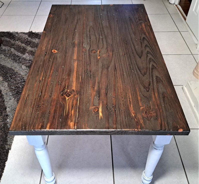 Unfinished or Finished Farmhouse Pine Table Tuscany Country Custom Made ...