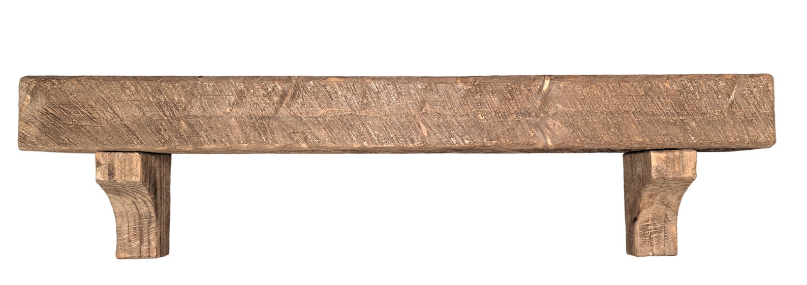 Fireplace Mantel Corbels Rustic Solid Wood Handmade Corbell Brackets ...