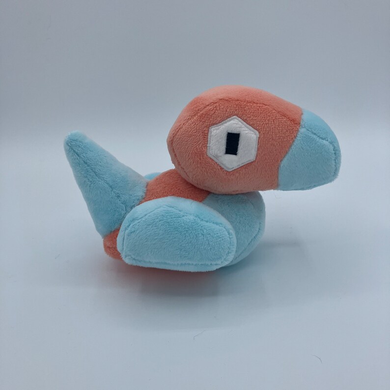Weighted Porygon Handmade Plush With Squeaker - Etsy