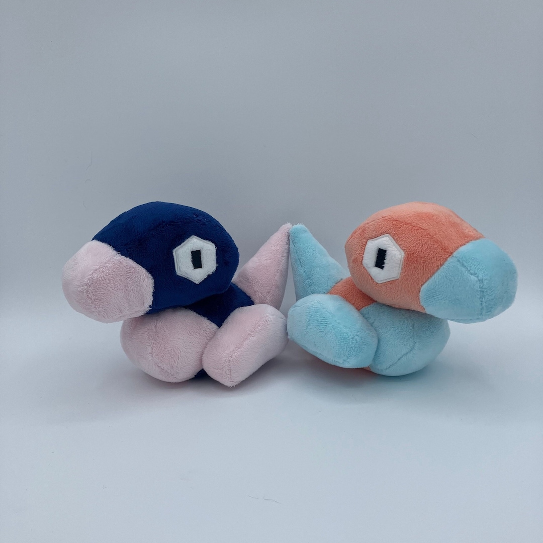 Weighted Porygon Handmade Plush With Squeaker - Etsy
