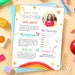 Meet the Preschool Teacher Canva Template Back to School Flyer, Welcome ...