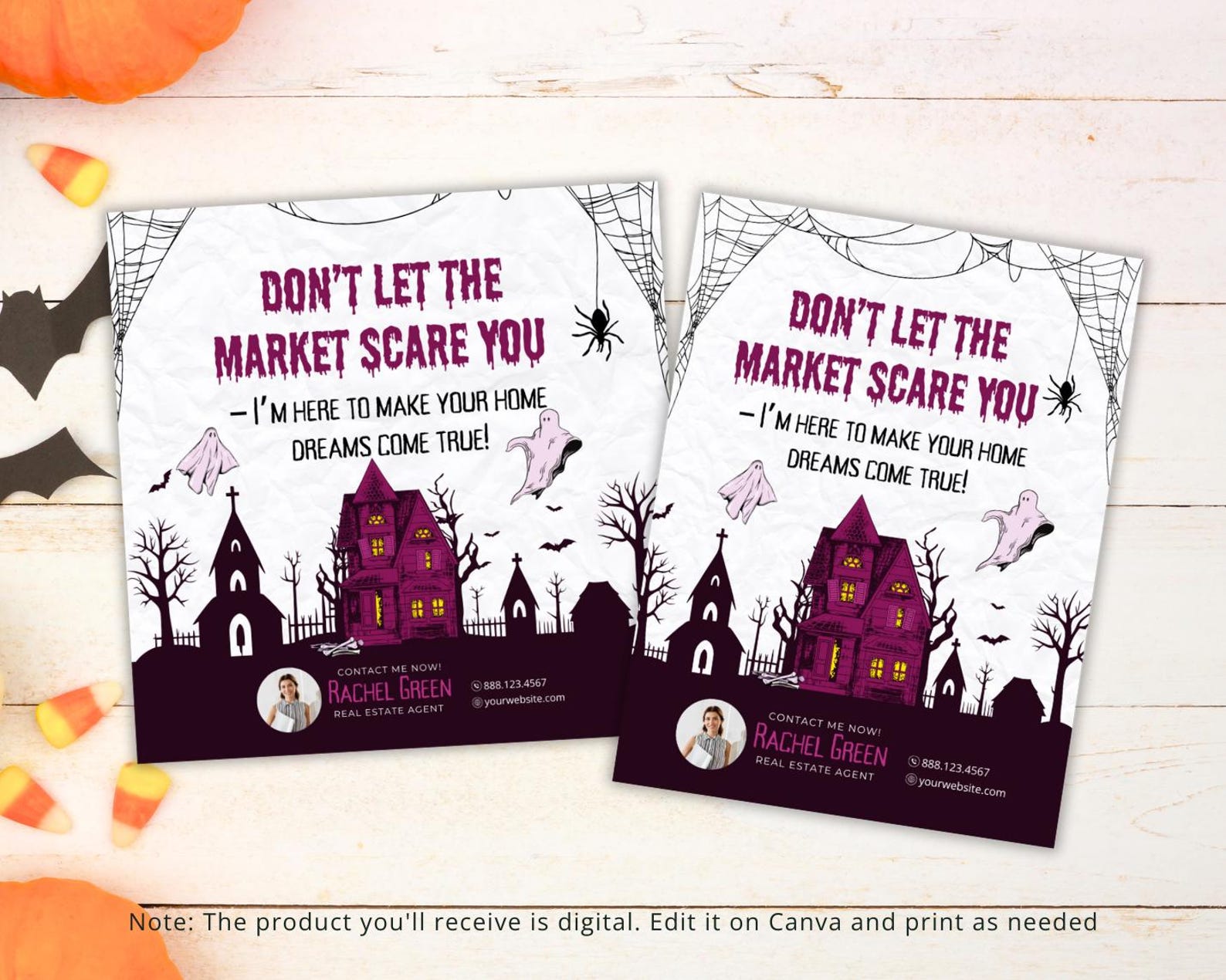 Happy Halloween Real Estate Marketing Pop by Tag, Realtor Halloween ...