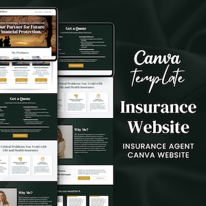 Website for Insurance Agent Social Media Marketing Life Insurance ...