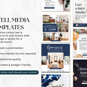 January Real Estate Post, Holiday Post Real Estate Marketing Template ...