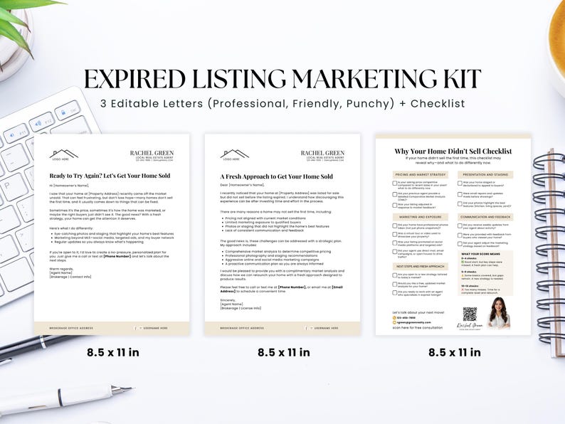Expired Listing Real Estate Flyer, Postcards, Letters and Door Hanger ...