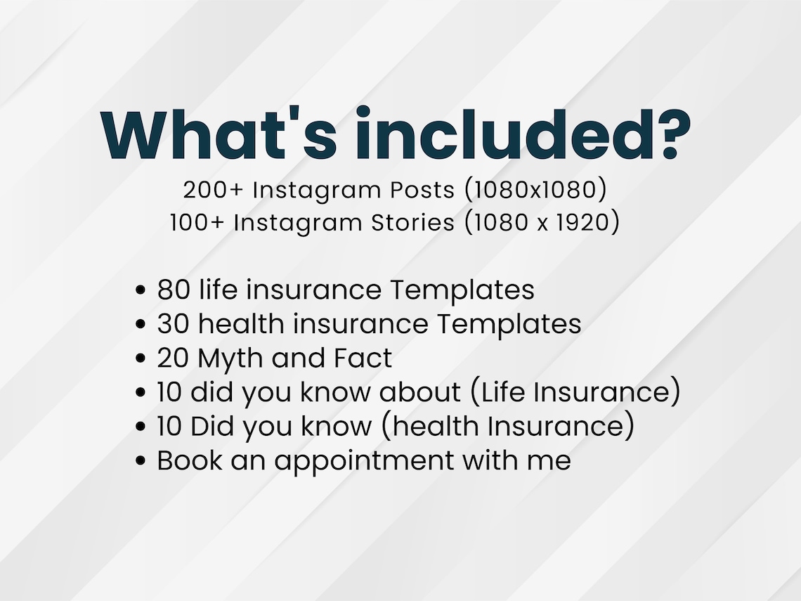 Canva Template for Insurance Agent Social Media Marketing Life ...