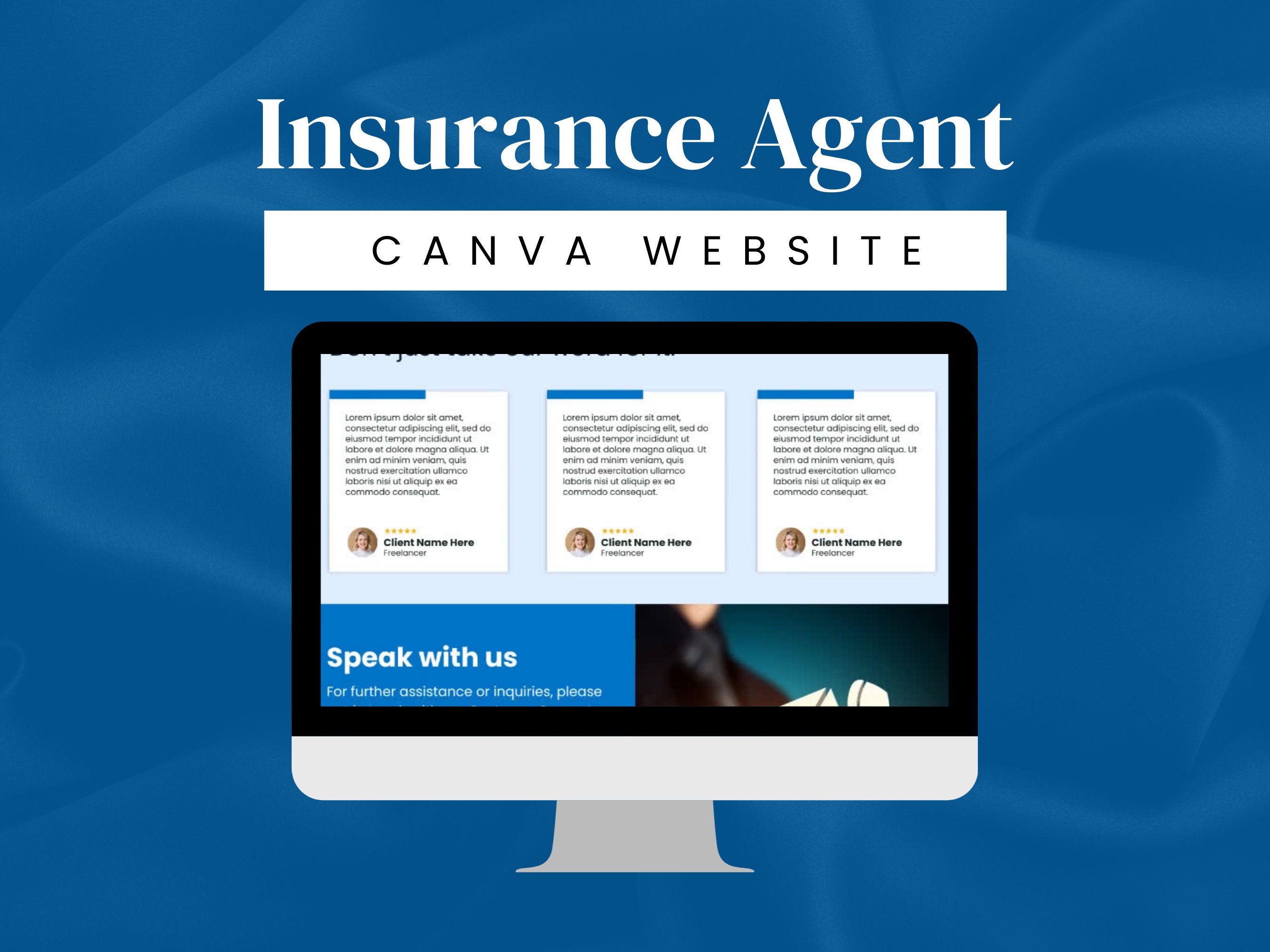 Website for Insurance Agent Social Media Marketing Life Insurance ...
