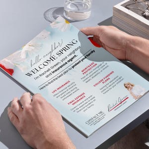 Spring Life Insurance Flyer Templates, Life Insurance Agent ...