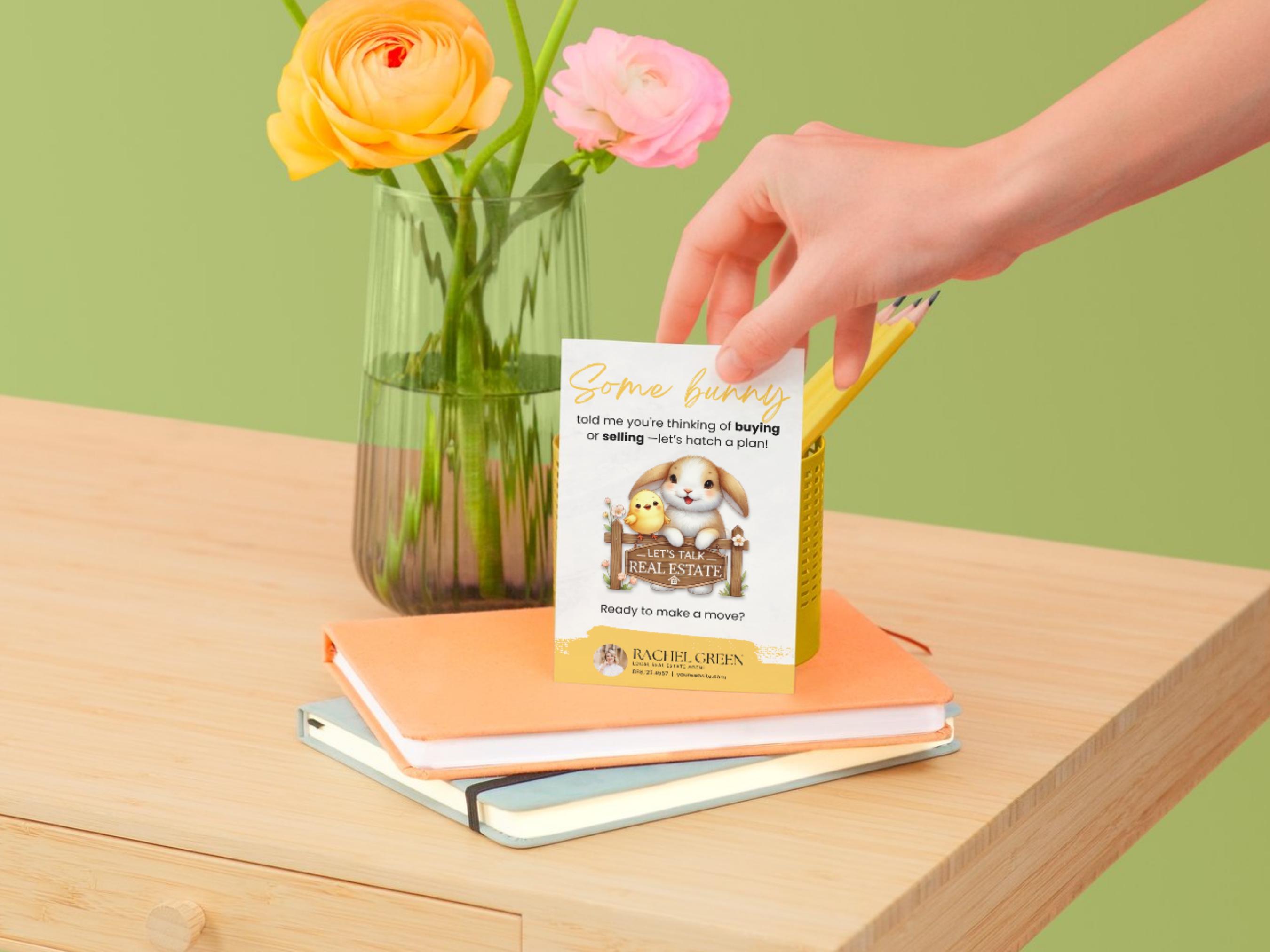 Easter Realtor Pop by Tags, Real Estate Spring Pop Bys, April Pop by ...