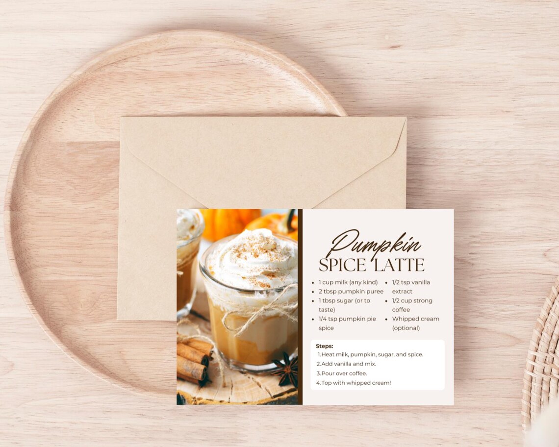 Fall Recipe and Realtor Prospecting Postcards, Thanksgiving, Fall ...