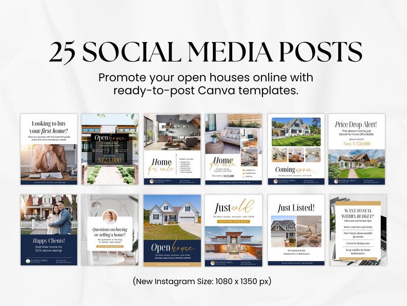 Real Estate Yard Sign Template, Modern for Sale Sign, Editable Canva ...
