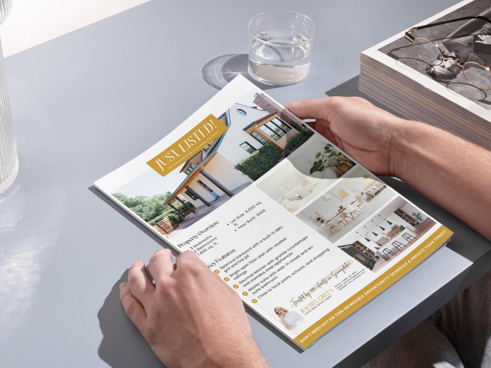 New Listing Real Estate Flyer Template, Just Listed and Price Reduced ...