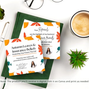 Fall Insurance Marketing Gift Tag From Your Neighborhood Life Insurance ...