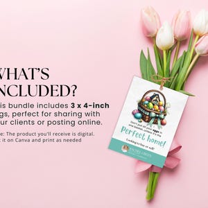 Easter Real Estate Pop by Tags, Editable April Marketing Mailer, Broker ...