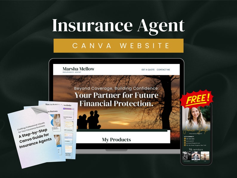 Website for Insurance Agent Social Media Marketing Life Insurance ...