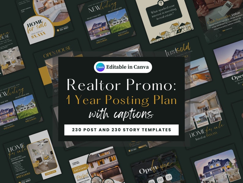 Realtor 460 Posting With Captions Real Estate Social Media Posts Real ...