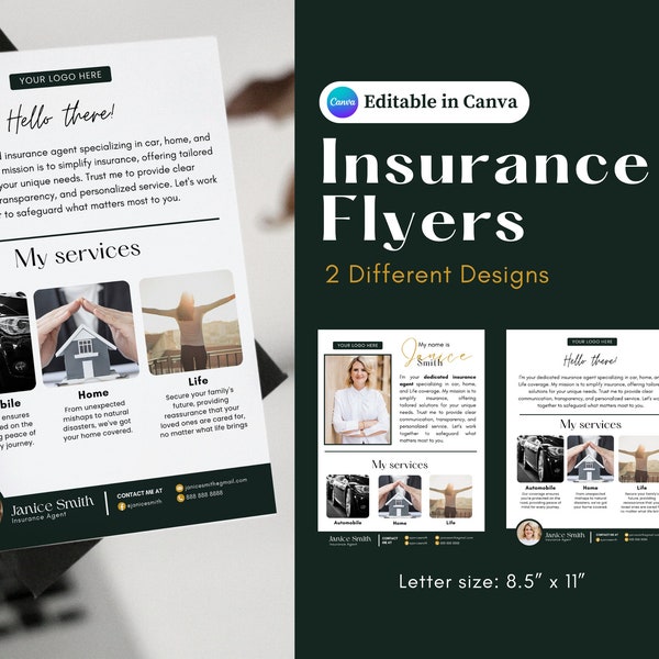 Insurance Agent Flyer - Etsy