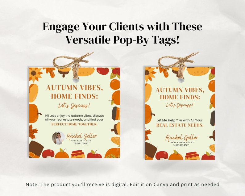 Fall Pop by Tags Real Estate Agent, Autumn Real Estate Pop Bys ...