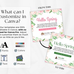 Pop by Spring Tag for Realtors, Real Estate Spring Pop Bys Marketing ...