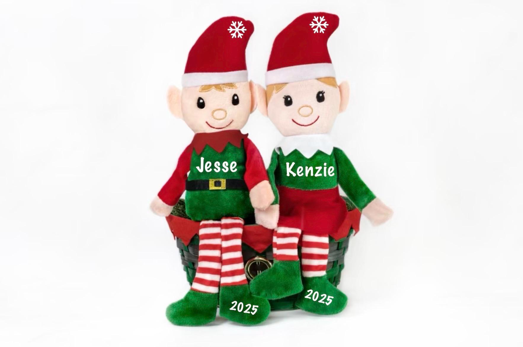 Personalized Christmas Elf, SHIPS WITHIN 24 HOURS! Custom Name ...