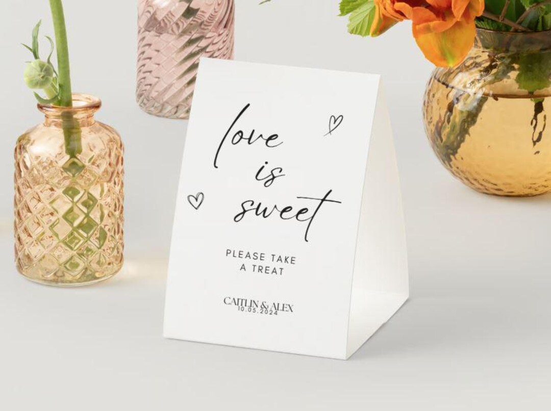 Wedding Sign - Dessert Table - Etsy