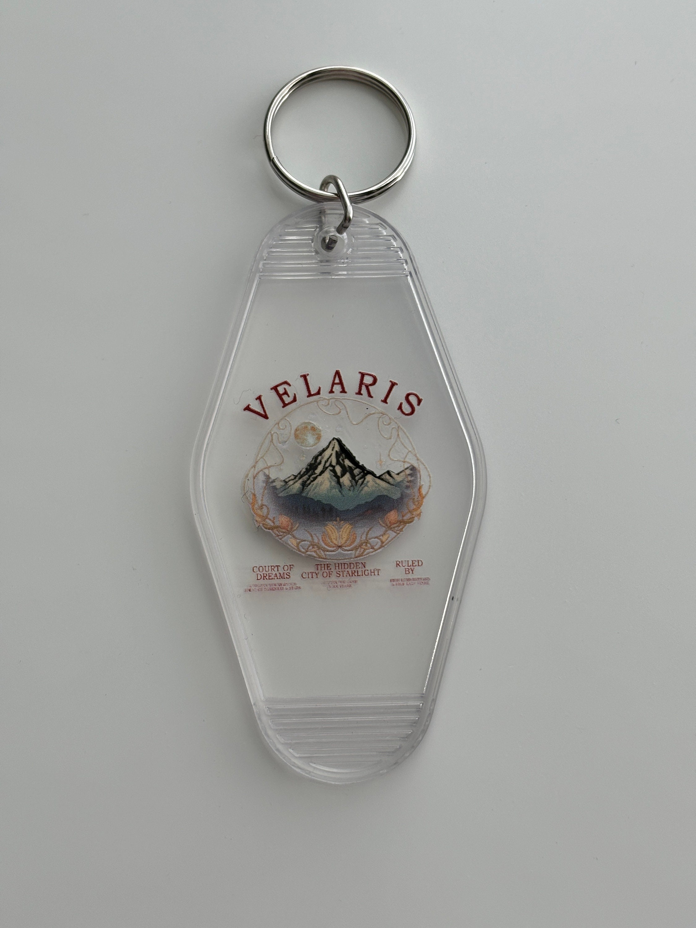 Velaris Keychain, A Court of Mist and Fury Keychain, Night Court, City ...
