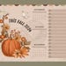 2024 Fall Calendar September, October, November Printable A4 Landscape ...