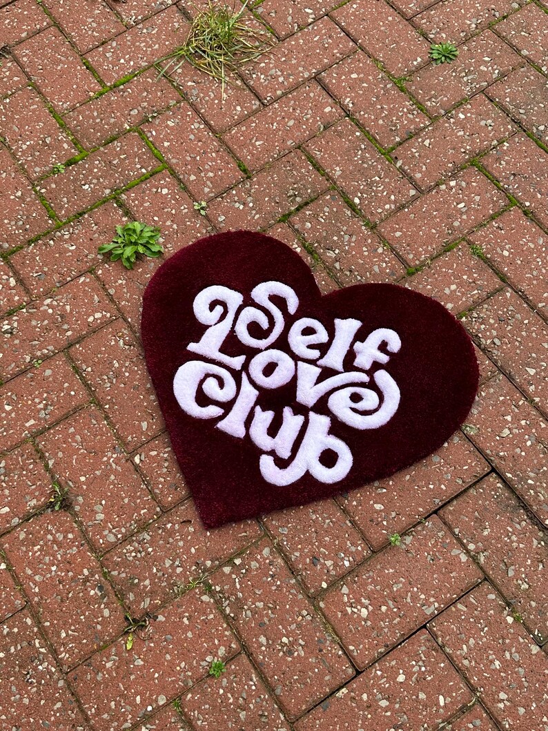 Handmade Self Love Club Rug - Etsy
