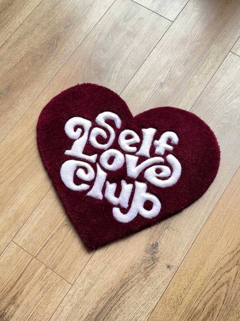 Handmade Self Love Club Rug - Etsy