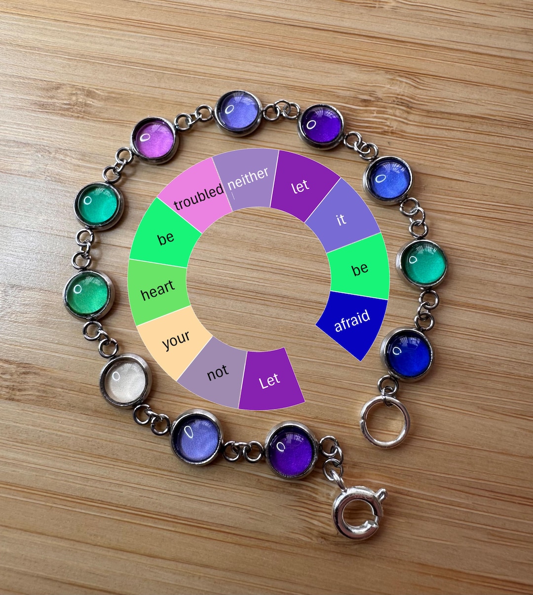 COMFORT [john 14-27]: A "prayer You Can Wear" Bracelet Rendered in the ...