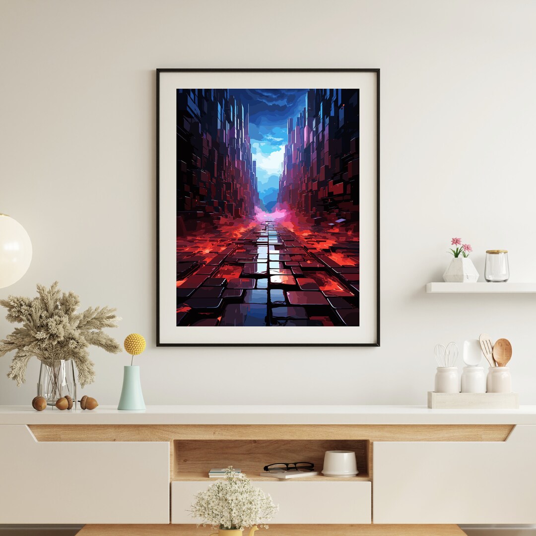 Infinity Path | Extra Large Wall Art | Living Room Wall Decor | Gallery ...