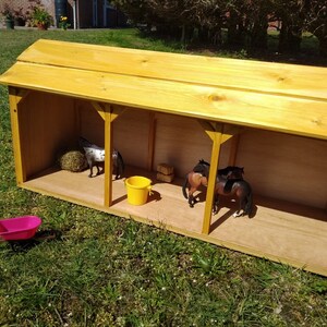 Paddock Shelter for Model Horses collecta, Breyer Classic, Schleich ...