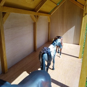 Paddock Shelter for Model Horses collecta, Breyer Classic, Schleich ...
