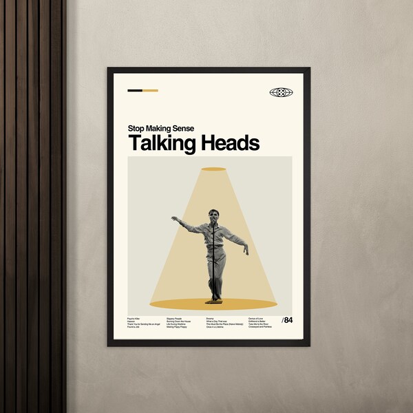 Talking Heads Poster - Etsy