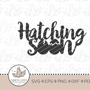 Hatching Soon Topper SVG / Easter Baby Shower Party Decor / Eggs ...