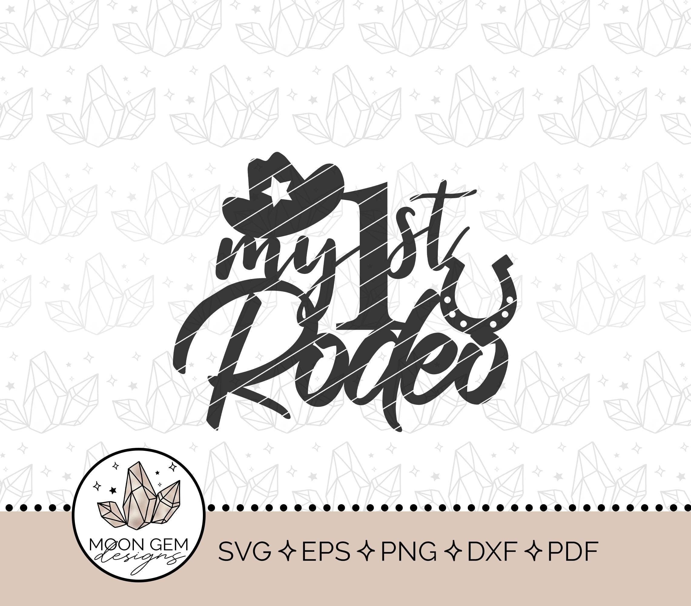 My 1st Rodeo Topper SVG / Cowboy Party Decor / Horse Shoe / Texas Smash ...