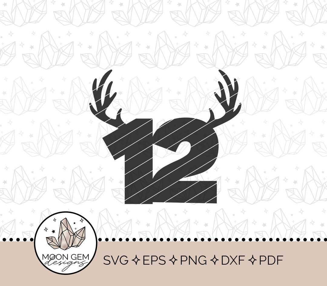 12 Antlers Topper SVG / Deer Hunting Party Decor / Forest Friends ...