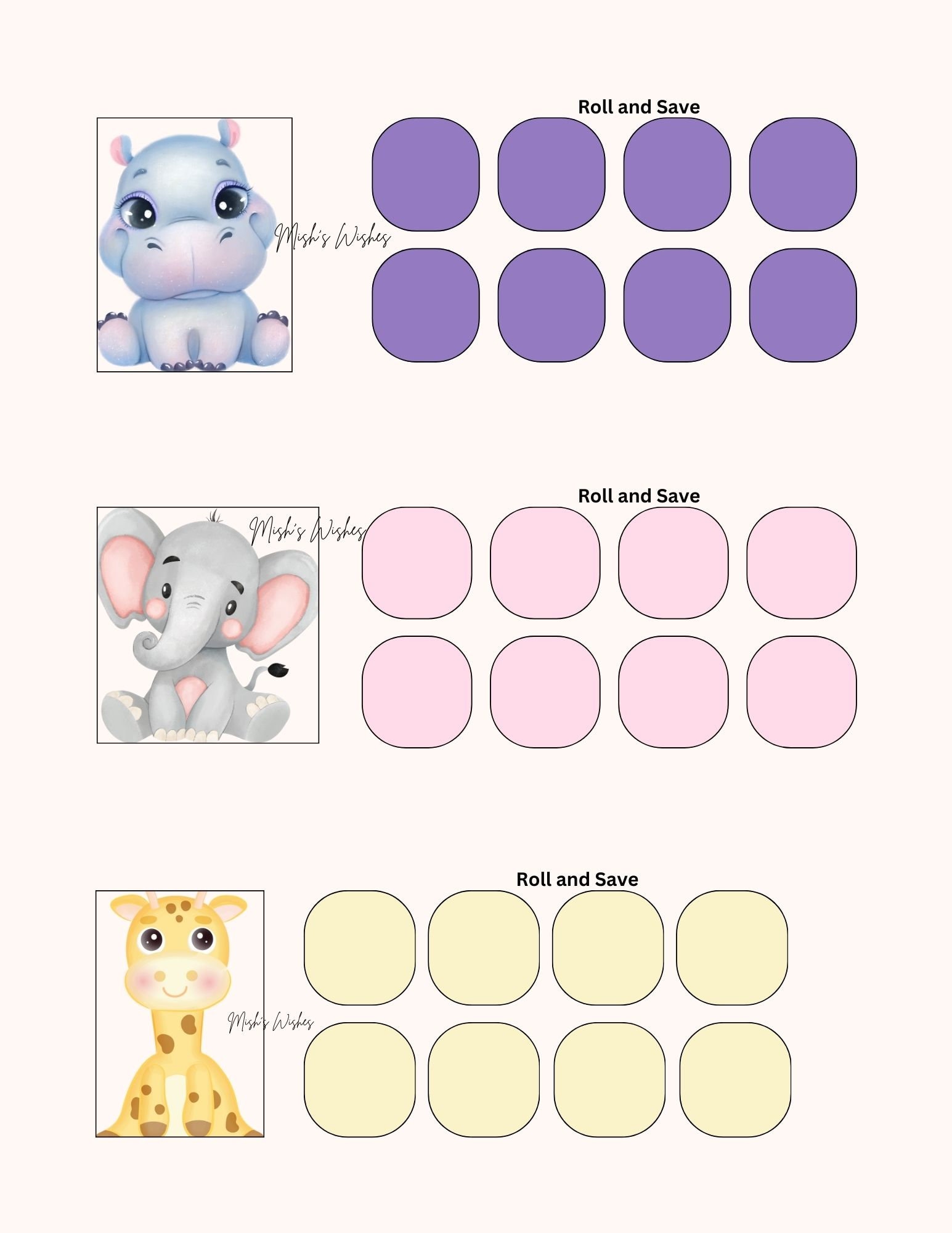 DIGITAL Randomizer Download Baby Animals 1 - Etsy