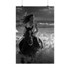 Beautiful Girl on a Motorcycle Wall Art Poster - Etsy