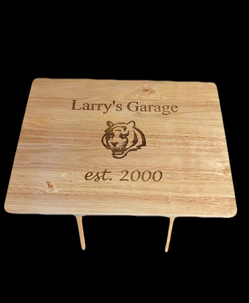 Custom Tv Tray, Laser Engraved Table, Personalized Tv Tray - Etsy