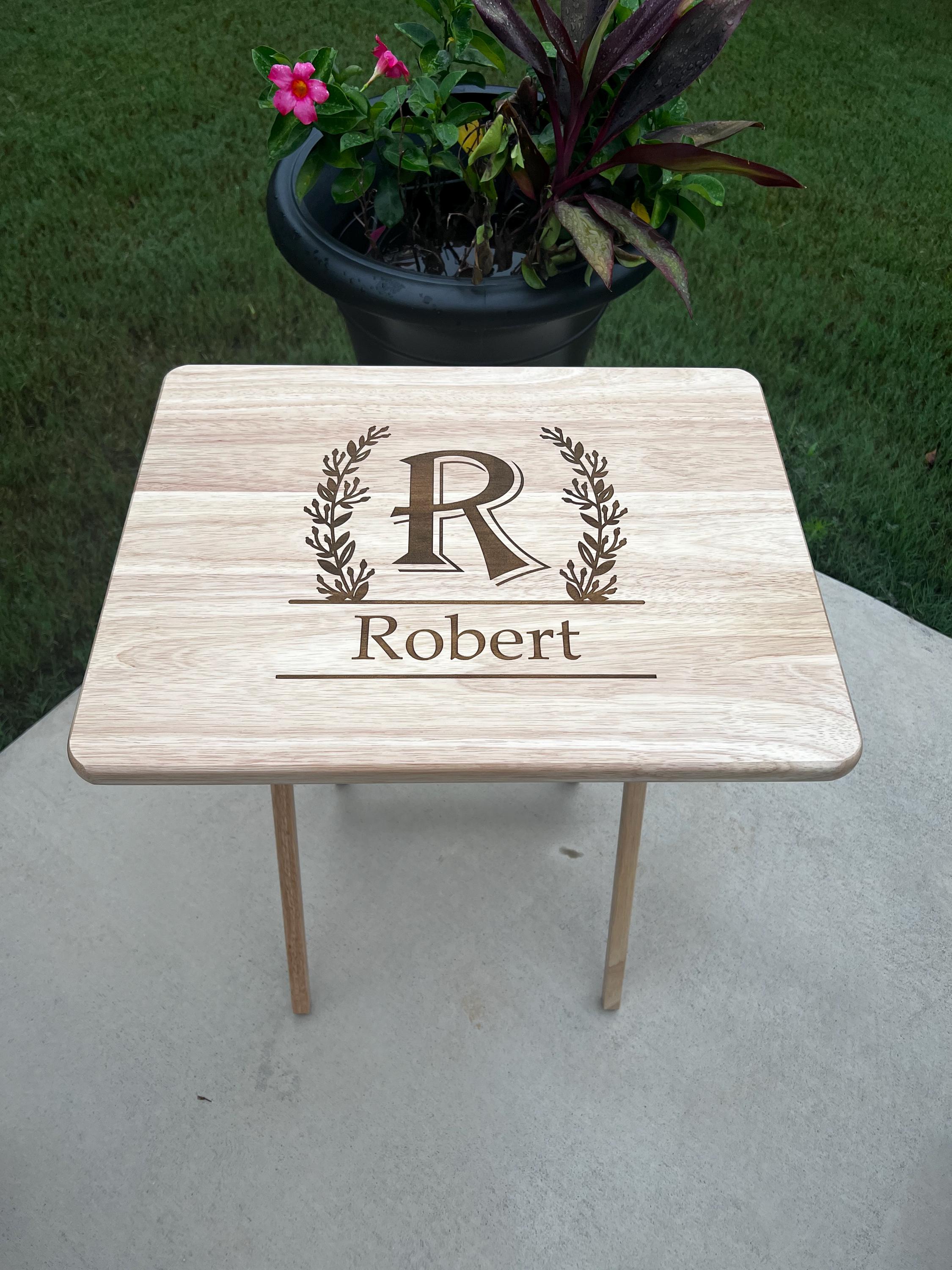 Custom Tv Tray, Laser Engraved Table, Personalized Tv Tray - Etsy