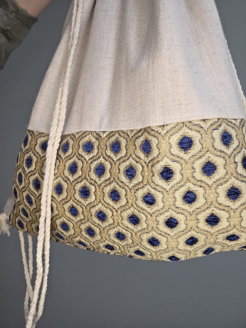 One Backpack, Two Looks | Handmade From Upcycled Upholstery Fabrics - Etsy