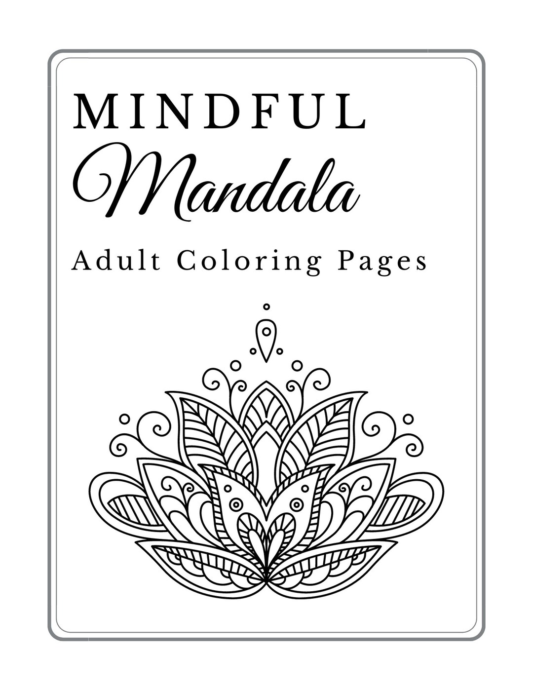 9 Intricate Mandala Color Pages, Mindfulness Coloring Sheets, Relaxing ...